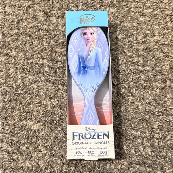 Disney | Hair | Disney Frozen Original Detangler Brush Blue And Purple ...